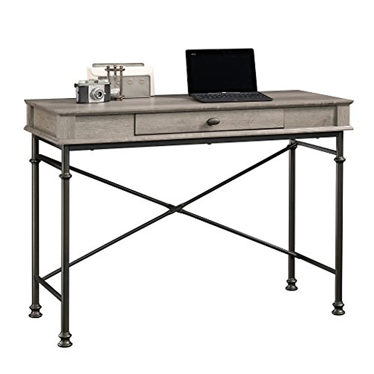 Sauder Canal Street Console Desk, Northern Oak finish