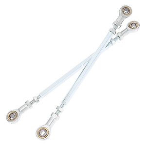 VICASKY 2Pcs Adjustable Steering Tie Rod Ball - Universal Tie Rod End Steering Kit Stainless Ateel Tie Rod for Go Kart Off Road ATV Accessories 290mm