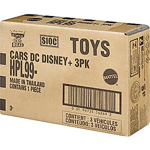 Mattel Disney and Pixar Cars Mini Racers 3-Pack of Small Die-Cast Toy Cars & Trucks Inspired by Favorite Characters (Styles May Vary) (Amazon Exclusive)