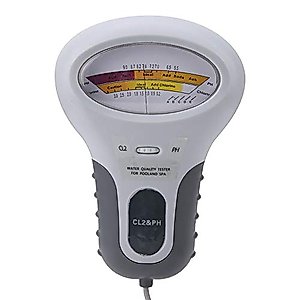 Hakeeta PH Tester, pH Meters, for Swimming Pool, Water Quality Analyzer, with Probe, Easy to Set Up, Quick Testing, Adjust pH of The Pool, for Pools, Aquariums