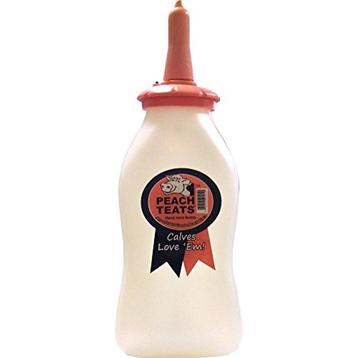 Peach Teats PT Nurser 82033 Hand Held Bottle, White