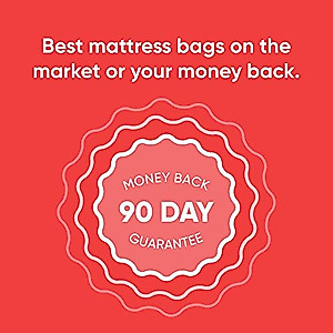 Hulsky Crib Mattress Storage Bag - 4 Mil Heavy Duty Crib Mattress Bag for Moving and Storage
