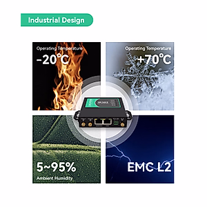 LINOVISION InHand Industrial Unlocked 4G LTE Cellular Router, 4G VPN Router, Support Dual SIM Cards Slots and WiFi, Certified by Verizon and AT&T