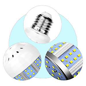 2 Pack 280W Equivalent LED Corn Light Bulb, 4000 Lumen 6500K Cool White Daylight 40W LED Corn Lamp,E26/E27 Medium Base,for Indoor Outdoor Warehouse Garage Basement Backyard Factory Barn and Many Area