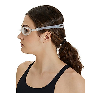 Arena Unisex Adult Air-Soft Anti-Fog Swim Goggles for Men and Women Recreational Swimming Superior Comfort Air Seals Technology, Clear/Clear