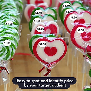 6 Prices to Use: There are 6 Kinds of Vending Machine Price Labels for You to Choose, namely $1.00, 1.25, 1.50, 1.75, 2.00, 2.50, You can use Them According to Your Need (Black, White)