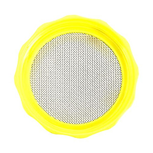 UPKOCH 3pairs Germination Salad Alfalfa, Yellow Practical Grow Jars Stand Maker Screen Legs Sprouting Bean Lids Water Sprout Stainless Screens Tray Steel Seeds Plastic Mung Tool Kit