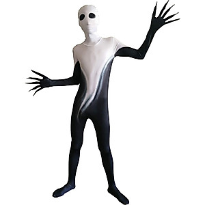 Spooktacular Creations Scary Shadow Demon Costume, Deluxe Kids Halloween Costume Set for Halloween Dress up Party (Large (10-12))