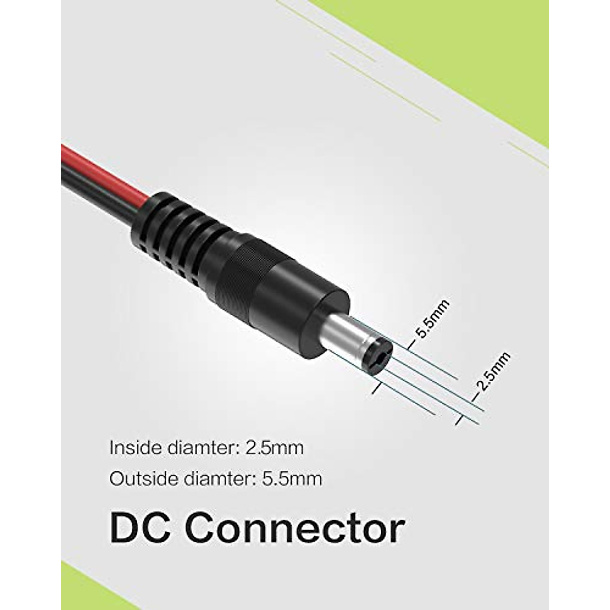 ALLPOWERS Solar Extension Cable with DC5525(5.5mm x 2.5mm) to Anderson Power Pole Port 1.5M 16AWG Solar Panels Kit Tools, Connector for Solar Panel to Portable Generator UPS Battery Backup