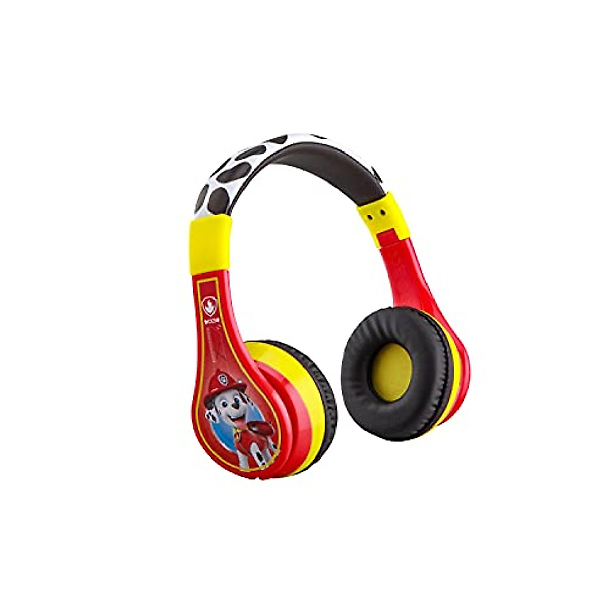 eKids Paw Patrol Kids Bluetooth Headphones, Wireless Headphones with Microphone Includes Aux Cord, Volume Reduced Kids Foldable Headphones for School, Home, or Travel