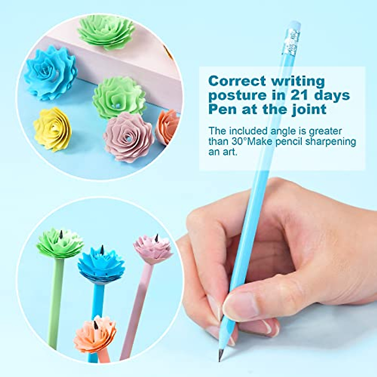 Ainiv Pencils #2 HB, Number 2 Pencils with Eraser, 30 Pieces Cute Pencils Graphite Pencils Wood-Cased Pencils,Gift Pencils for Kids, Adults, School, Office, Wedding Party Favors