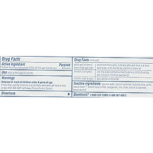 TOMS OF MAINE Spearmint Whole Care Toothpaste, 4 OZ