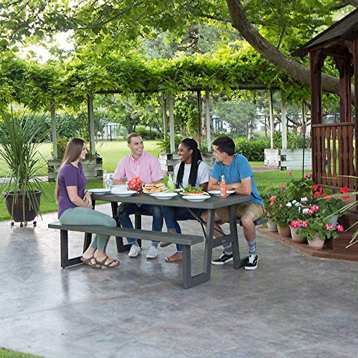 Lifetime 60233 W-Frame Picnic Table