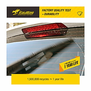 Raidbee Rear Wiper Blade, 10 inch Rear Windshield Wiper Blades for Original Equipment Replacement, Compatible for Honda HRV 2022-2016, Outlander Sport 2022-2011 + More(H250/10-B)