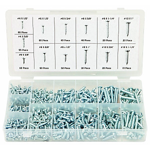 550 Piece Sheet Metal Screw Assortment