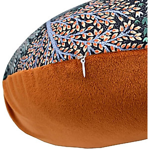 UDERUI 2 Pack Floral Nursing Pillow Cover Slipcover for Breastfeeding Pillows, Soft and Stretchy Safely Breastfeeding Pillow Cover for Girl,Cotton(Multi)