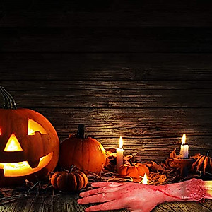 Kaliosy Halloween Blood Hand Fake Human Arms Bloody Hands Horror Realistic Severed Arm, Scary Prank Arm Props for Halloween April Fool's Day Carnival Dress Party Outside Inside Haunted House Decor