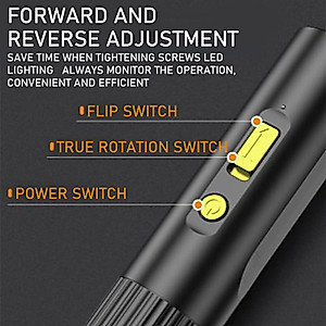 Electric Screw Driver, Portable Power Screw Screw Driver Set,Led Lighting Easy Charging Electric Bit Set,usb Charging Screwdriver,cordless Electric Kit for Bicycle, Computer and Small Projects
