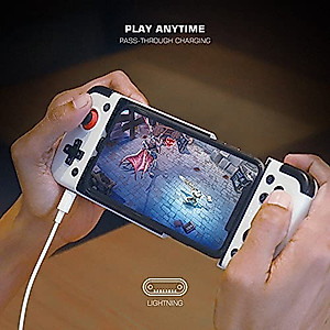 GameSir X2 Lightning Mobile Game Controller for iPhone iOS, Phone Gamepad Play Xbox game pass, Playstation, COD Mobile, MFi, Arcade, Amazon Luna, Stadia & More Cloud Gaming