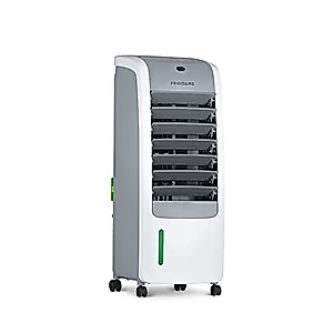 Frigidaire Evaporative Air Cooler and Heater | 373 CFM | Energy Efficient Eco-Friendly Cooling, Removable 1.45 Gallon Water Tank, Honeycomb Pad Cooling, Remote Control, and Timer