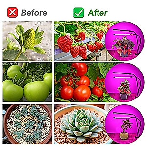 Hawanik LED Grow Lights for Indoor Plants 2-Pack