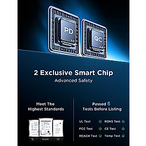 66W USB C Car Charger, AINOPE Cigarette Lighter USB Charger, PD 36W+QC 30W Fast Charging Fast Car Charger, Heavy Solid All Metal iPhone Car Charger Adapter for iPhone, Samsung, iPad, Google Pixel