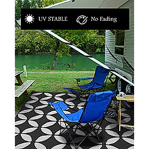 Outdoor Carpet Waterproof 5x8 ft Patio Outside Mat for RV Camping Picnic Reversible Lightweight Plastic Straw Rug for Patio Decor Decoration