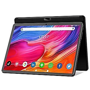 Tablet 10.1 inch Android 11 Tablet 2023 Latest Update Octa-Core Processor with 64GB Storage, Dual 13MP+5MP Camera, WiFi, Bluetooth, GPS, 128GB Expand Support, IPS Full HD Display (Black)