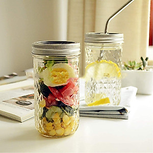 42 Pieces Regular Mouth Canning Rings, Canning Bands for Mason Jar Small Mouth, Rustproof Tinplate Metal Bands/Rings for Mason Jar, Canning Jars Rings (Silver 70mm)