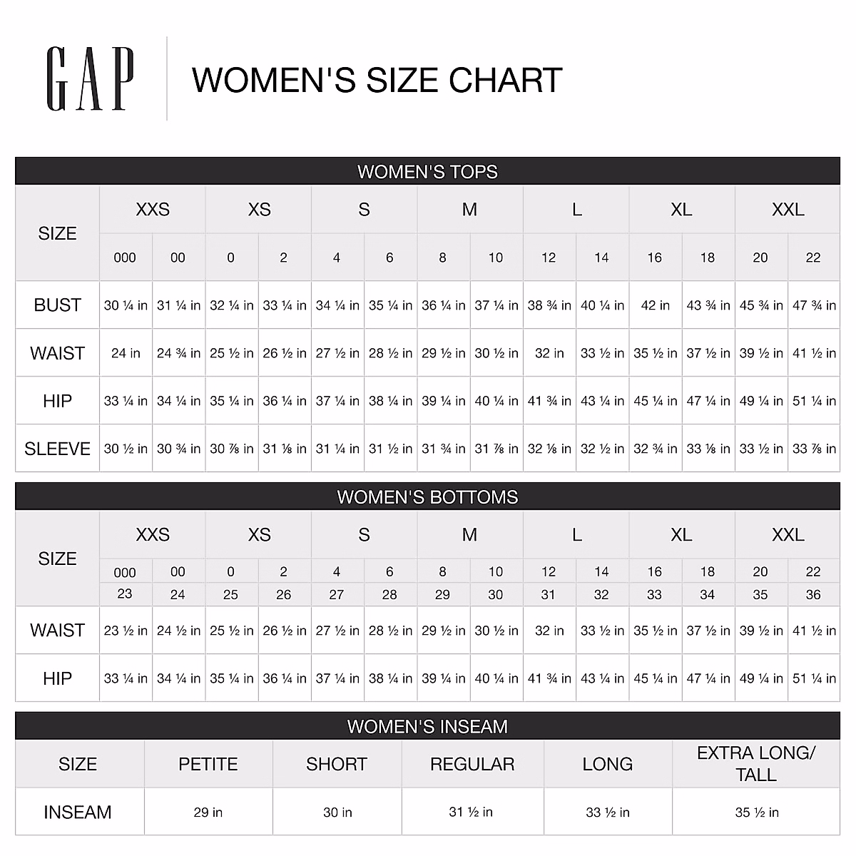 GAP Womens Classic Logo Tee T-Shirt, True Black, Large US