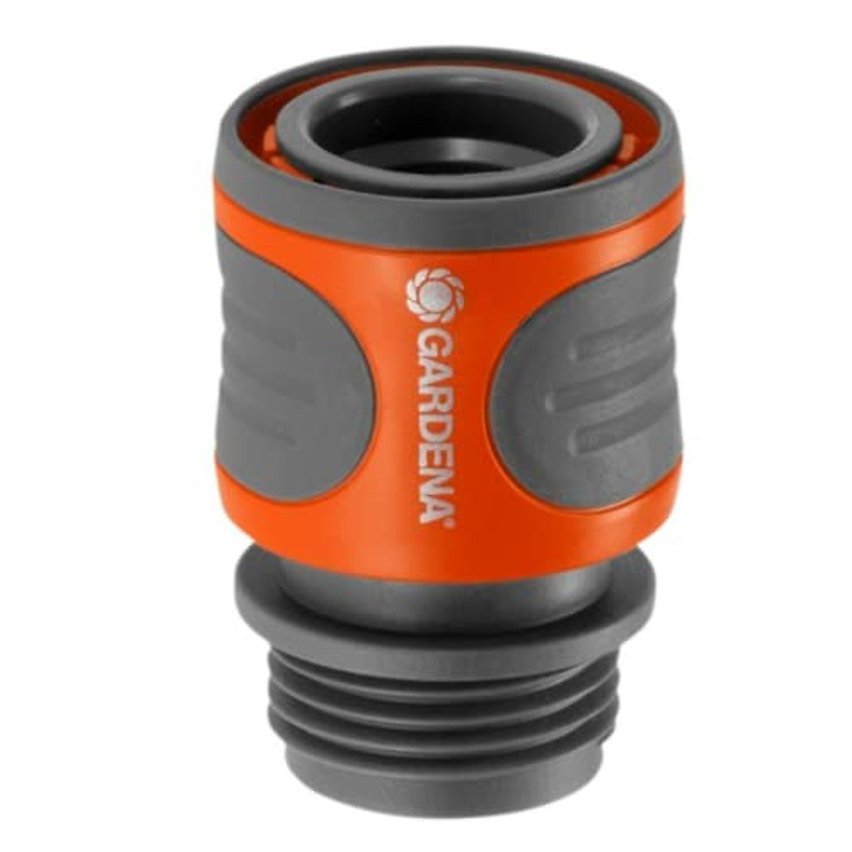 Gardena 36917 Hose Connector, Orange and Grey