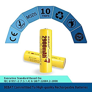 Double AA Battery Rechargeable AA Batteries AA Size 2900mAh Double A Battery 1.2V 2a Batteries High-Capacity Rechargeable Double A Batteries 8 Pack NiMH AA Batteries double a rechargable batteries