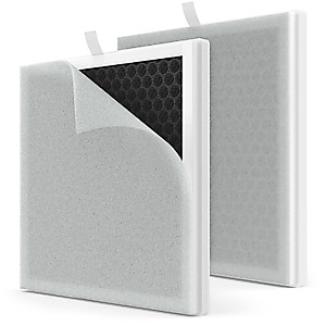 CFKREYA 2 Pack Replacement Filter Sets for Pure Enrichment PureZone Air Purifier PEAIRPLG,3-in-1 H13 True HEPA Filter Replacement Filter
