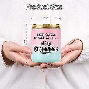 Miracu Scented Candles - New Beginnings Gifts for Women, New Job Gifts - Breakup, Divorce Gifts for Women Men - Congratulations Leaving Job Gifts, New Home Fresh Start New Chapter in Life Gifts