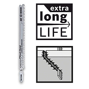 Bosch Professional 15pc Jigsaw Blade Set (MultiMaterial, Accessory for Jigsaws)