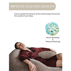 HDMLDP 5LBS Bean Bag Filler High Density Shredded Memory Foam Pillow Stuffing Beanbag Filling for Couch Big Joe Bean Bag Chair