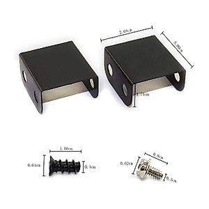 Maxmoral 1-Pack Dual Fan Mount Rack PCI Slot Bracket for Video Card DIY Support 9cm/12cm Fan Computer Radiator Holder