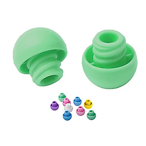 Syringe Caps for Pets fit Slip leur and Lock luer GREEN (50 caps)