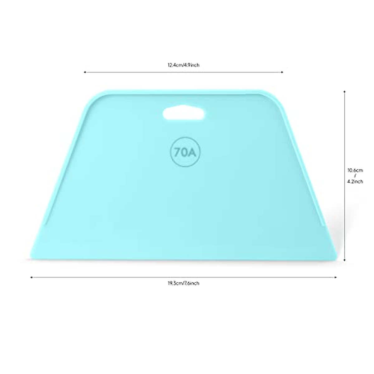 FOSHIO Wallpaper Smoothing Tool, Blue Flexible Wallpaper Squeegee Smoothing Tool for Wallpaper Smoother for Installation, Perfect for Vinyl Crafts, Smoothing Peel and Stick Wall Paper, Window Films