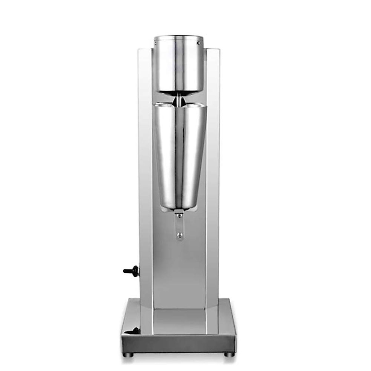 Xuthusman 650ML Commercial Kitchen Single-head Electric Drink Mixer Milk Shake Machine Milk Tea Drink Mixer Smoothie Malt Blenders 18000RMP 110V 180W Silver