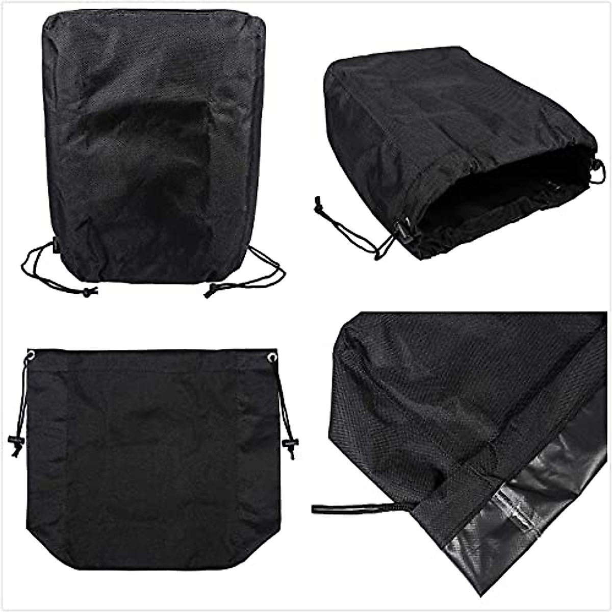 Mr.You 2 Pack Electric Tongue Jack Cover RV Accessories Universal Trailer RV Electric Tongue Jack Protective Cover,Black, 14″(H) x 5″(W) x 10″(D)