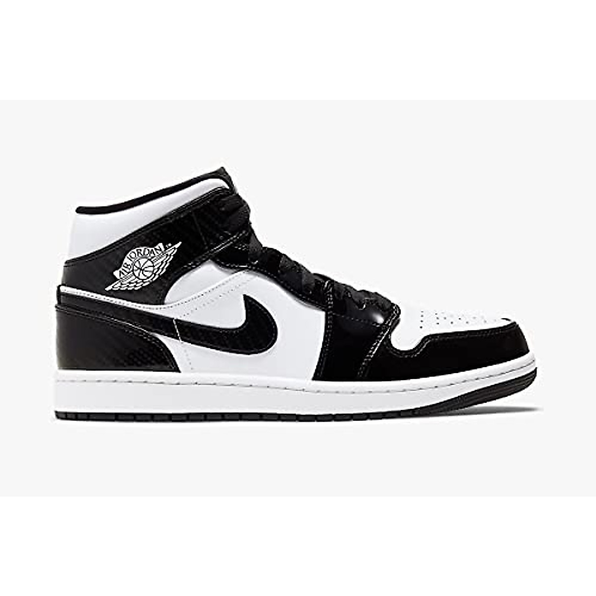Nike Jordan 1 Mid All Star Carbon Fiber Black/White Men's DD1649-001 (Numeric_11)