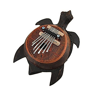 Hand Carved Sea Turtle Thumb Piano Karimba