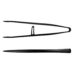 Seki Japan Heat Resistant Locking Nylon Kitchen Chopstick Tongs, Long Grip, Kitchen Utensils, Dishwasher Safe