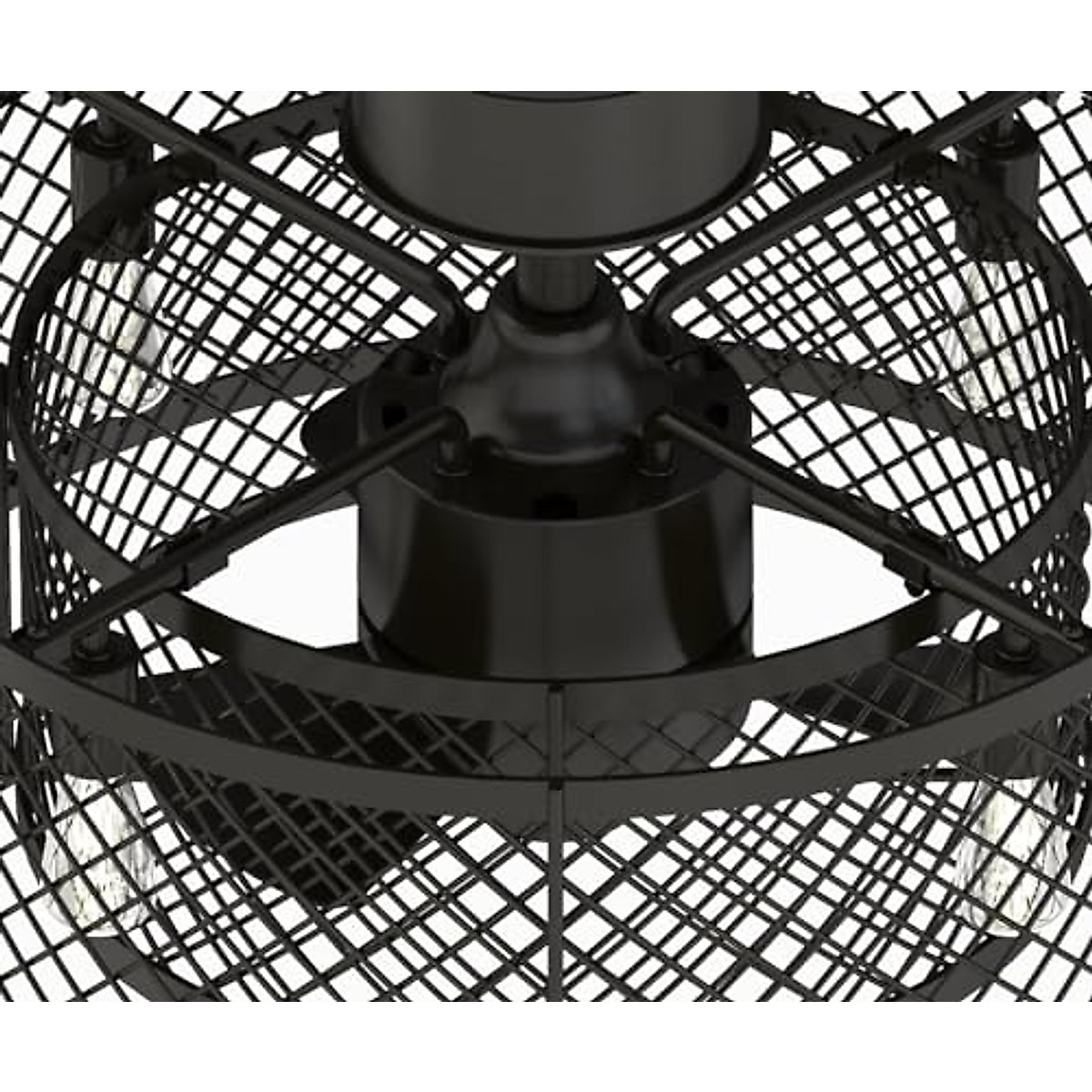 Fanimation Studio Collection LP8350BLAZ Vintere Caged Ceiling Fan with LED Light Kit, 20 Inch, Aged Bronze