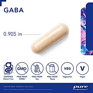 Pure Encapsulations GABA | Supplement to Support Relaxation and Moderation of Occasional Stress* | 120 Capsules