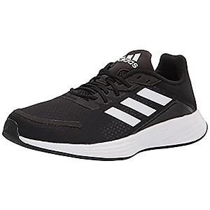 adidas Men's Duramo SL Trail Running Shoe, Black/White/Black, 14