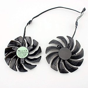 88MM PLD09210S12HH T129215SU 4Pin Cooler Fan for Gigabyte GeForce GTX1060 1070 GTX 1050ti GTX 960 RX570 RX470 Graphics Card Fan (A Set)