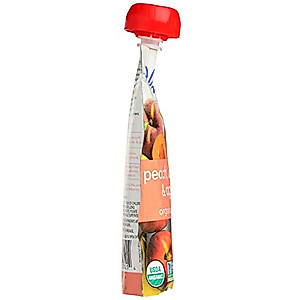 Plum Organics Stage 2, Organic Baby Food, Peach, Banana, and Apricot, 4.0 Ounce