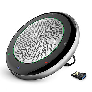 Yealink Teams Certified Speakerphone Wireless Bluetooth Speaker with Full Duplex Microphone for Conference Meeting CP700 Noise Reduction Home Office 360° Voice Pickup